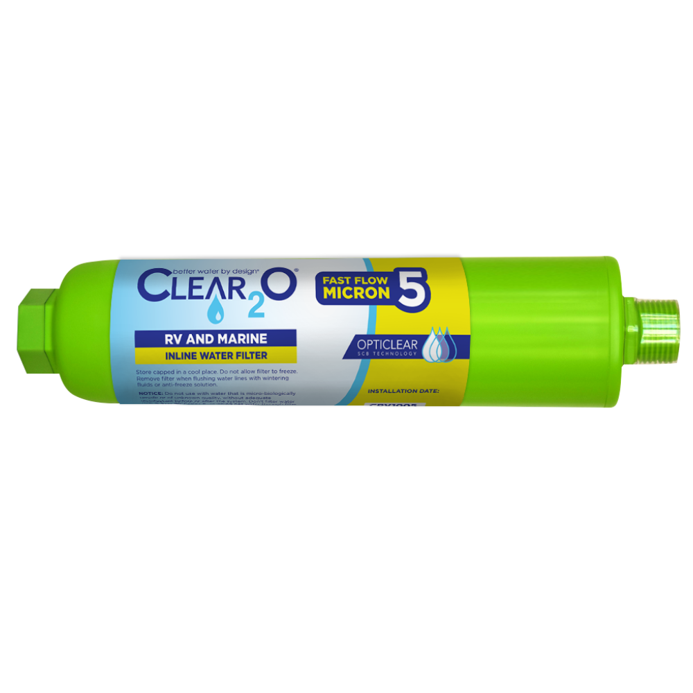 CLEAR2O® RV and Marine Inline Water Filter - CRV1005 - Unlock High-Flo
