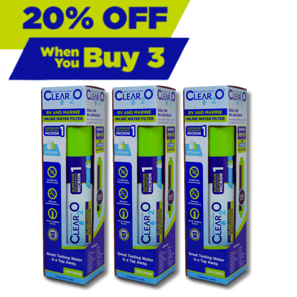 Get the Best Tasting Campground Water Ever! - CLEAR2O (CRV2006-3) 3-Pa